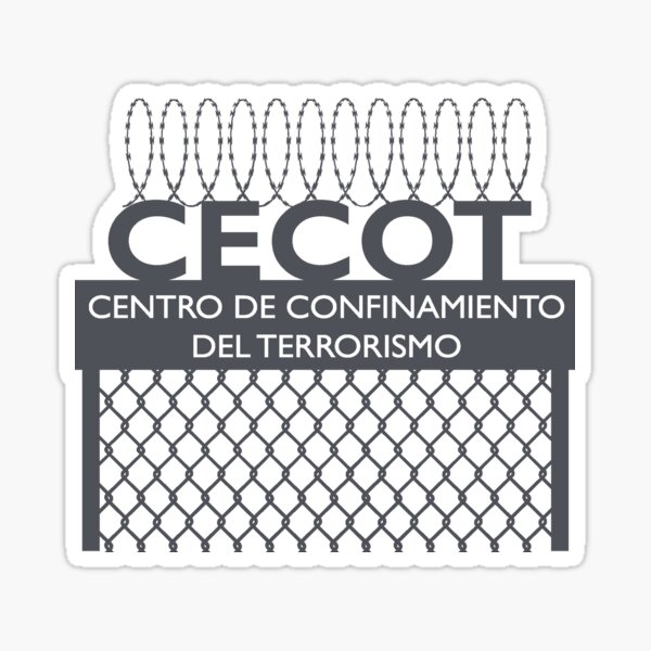 "CECOT Razorwire" Sticker for Sale by SquishyKitkat | Redbubble