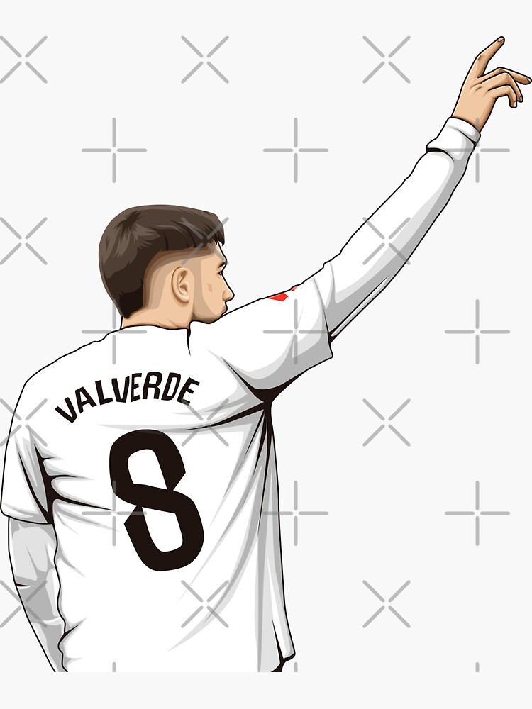 "Federico Valverde" Sticker for Sale by Aldduardo | Redbubble