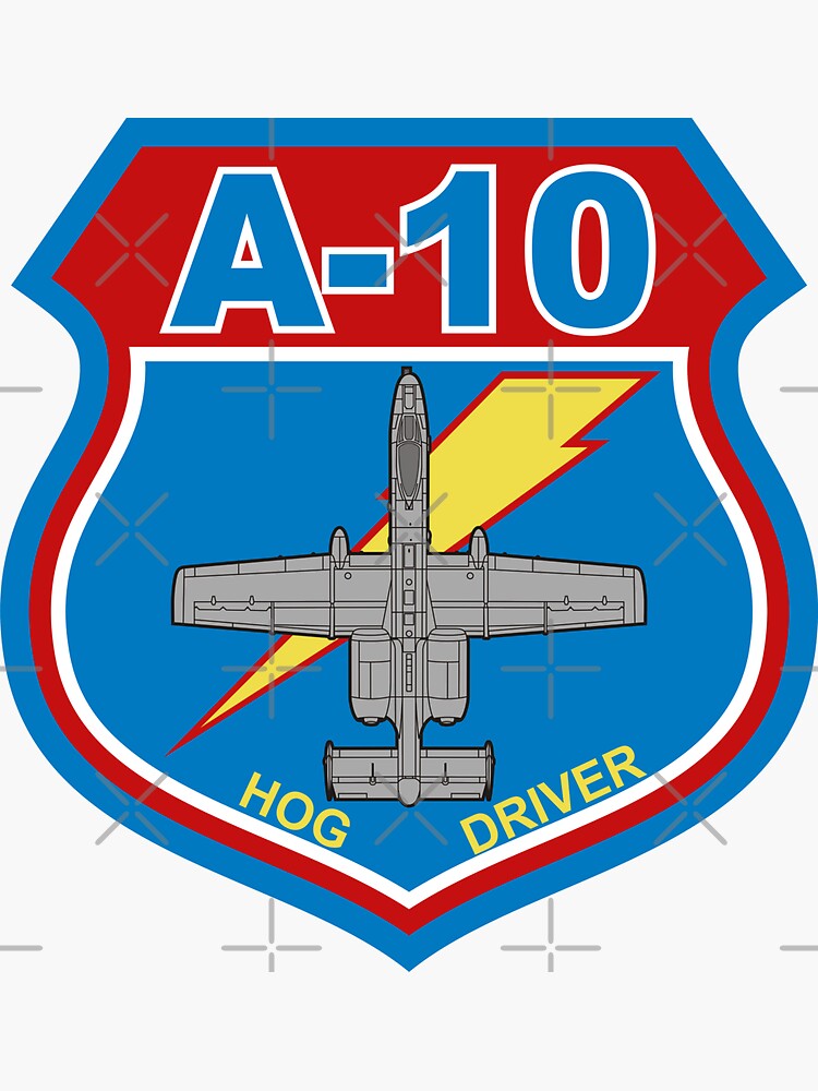 "A-10 Hog Driver" Sticker for Sale by MBK13 | Redbubble