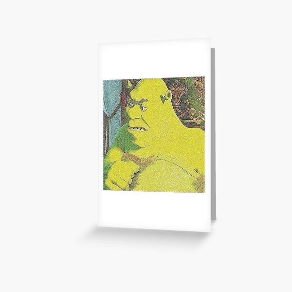 "Deep Fried Shrek" Greeting Card by OtterPoppy | Redbubble