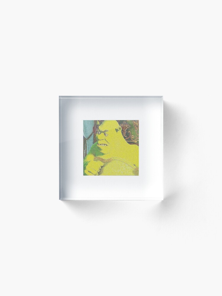"Deep Fried Shrek" Acrylic Block for Sale by OtterPoppy | Redbubble