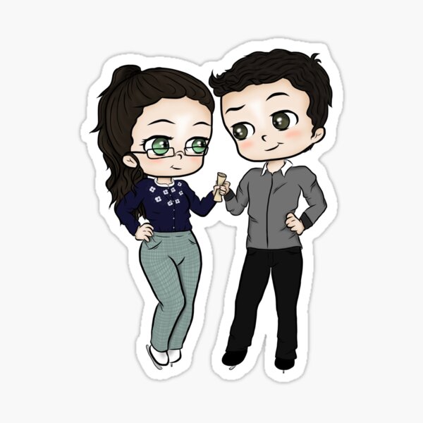 "Hip Hip Chin Chin " Sticker by ItsYouEmma | Redbubble