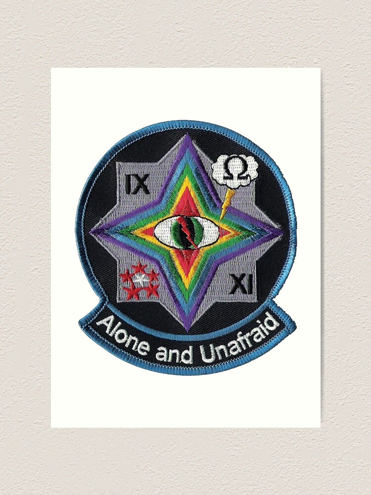 "Alone and Unafraid UAV Program Logo" Art Print for Sale by Quatrosales ...