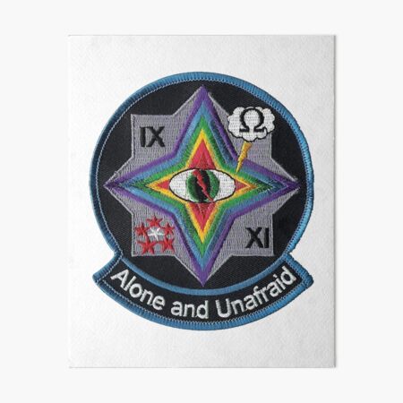 "Alone and Unafraid UAV Program Logo" Art Board Print by Quatrosales ...