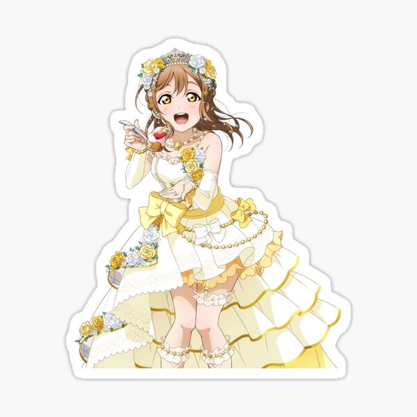 "Wedding hanamaru kunikida" Sticker for Sale by Marsy1 | Redbubble