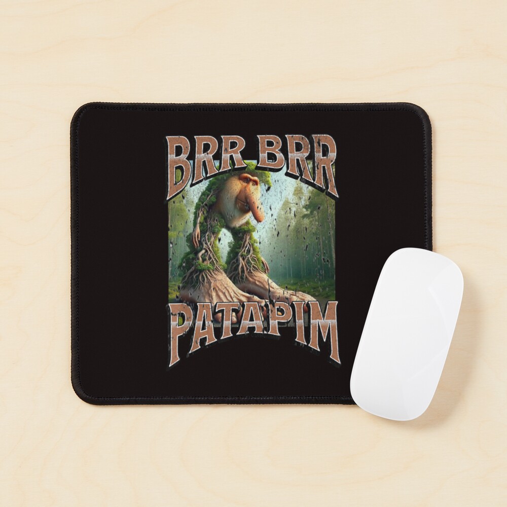 "Brr Brr Patapim Funny Italian Brainrot Meme Oversized " Poster for ...