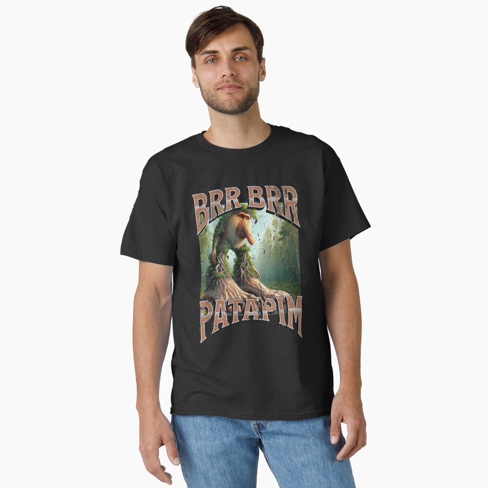 "Brr Brr Patapim Funny Italian Brainrot Meme Oversized " Poster for ...