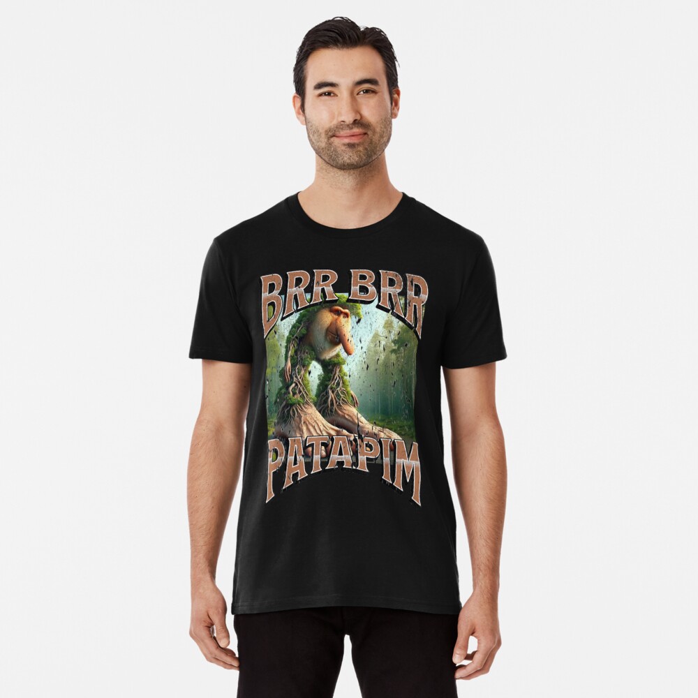 "Brr Brr Patapim Funny Italian Brainrot Meme Oversized " Poster for ...