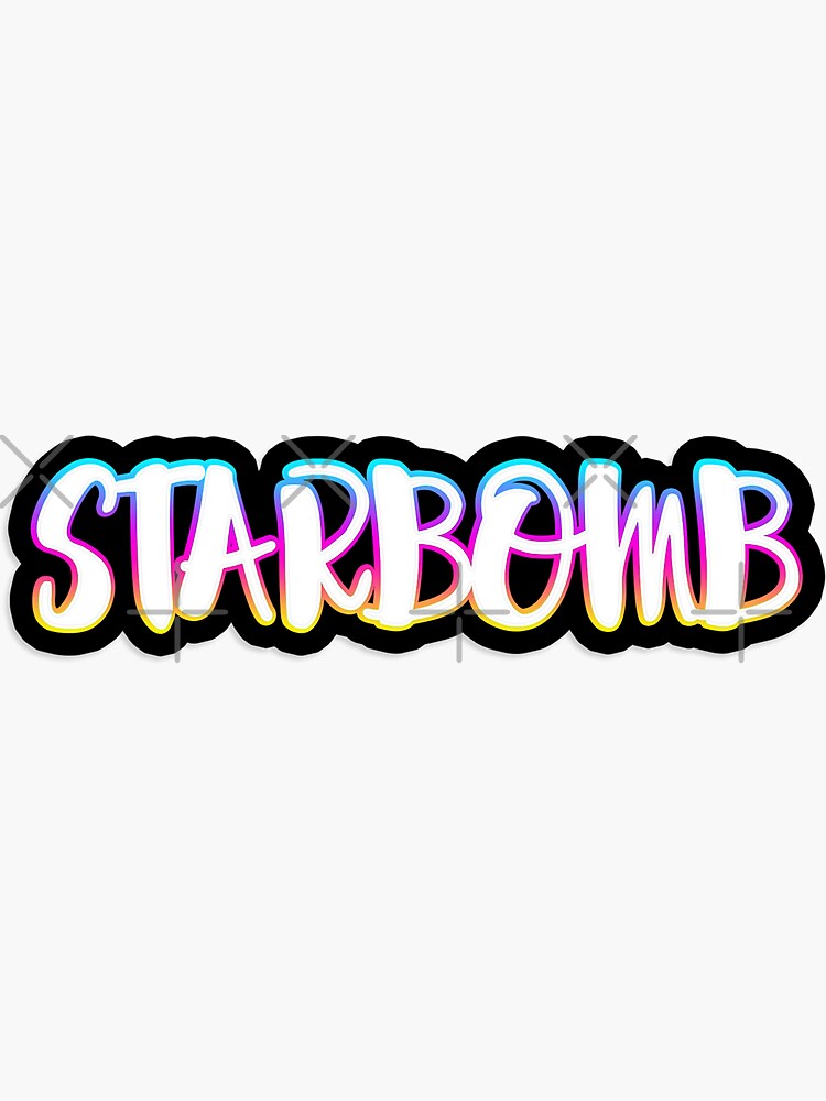 "Starbomb Logo" Sticker by flightedbird | Redbubble
