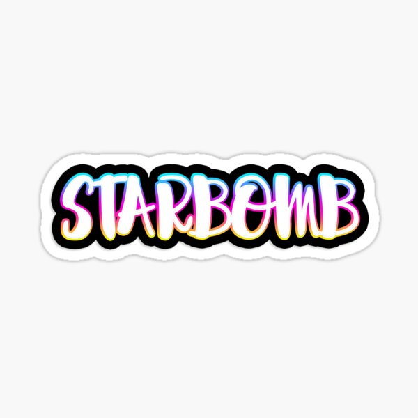 "Starbomb Logo" Sticker by flightedbird | Redbubble