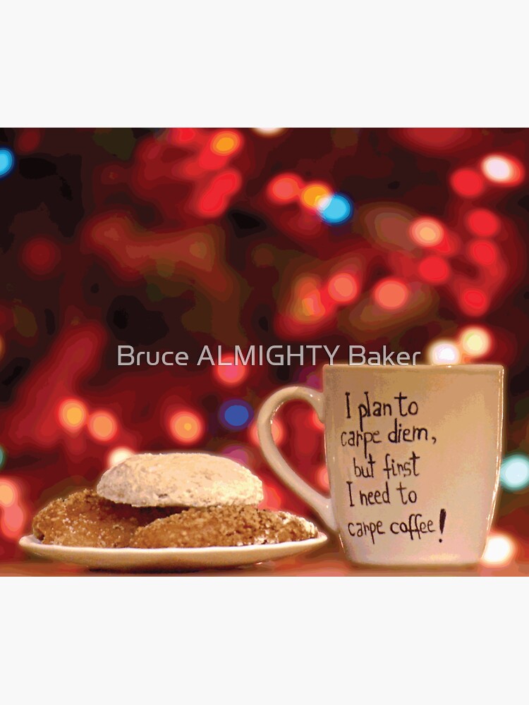 "CARPE DIEM COFFEE Pop Art" Sticker for Sale by BruceALMIGHTY | Redbubble