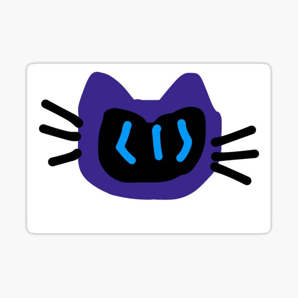 "OMEN CAT ( valorant )" Sticker for Sale by creekspink | Redbubble