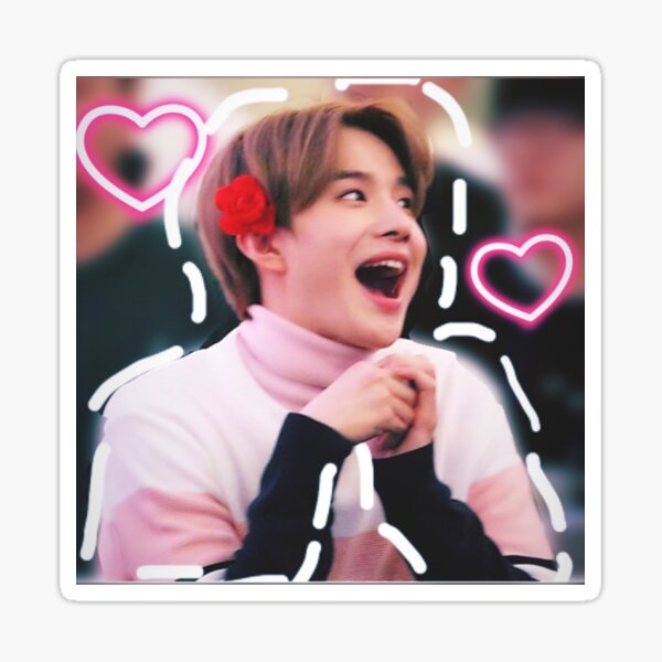 "Jungwoo from NCT " Sticker by Arandomanimefan | Redbubble