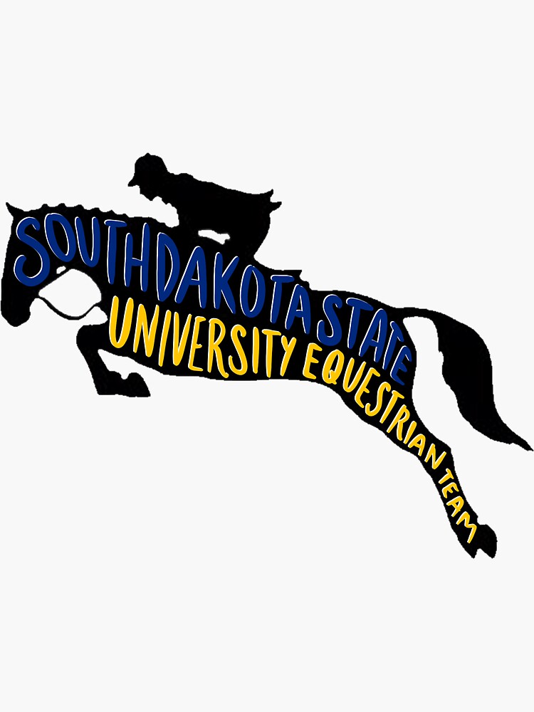 "SDSU Equestrian " Sticker for Sale by dominikki | Redbubble