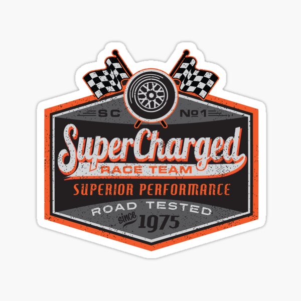 "SuperCharged" Sticker for Sale by Lavir | Redbubble