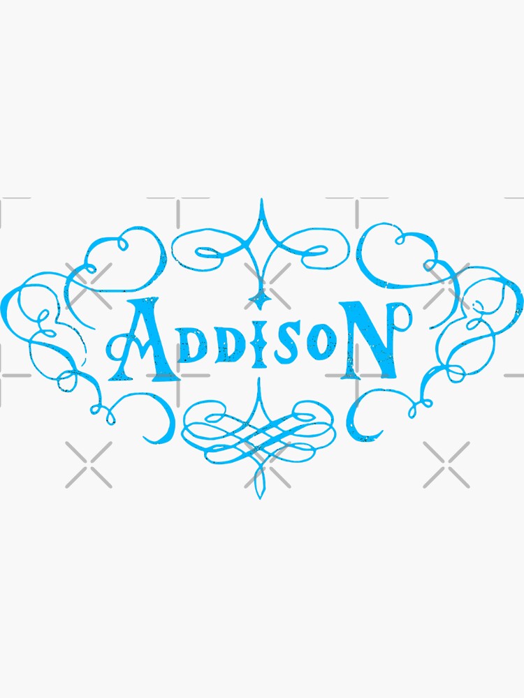 "Addison Rae - Addison Logo" Sticker for Sale by supernaturart | Redbubble