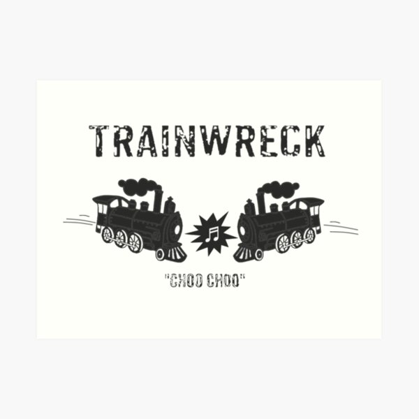 "Train wreck " Art Print by DNASurfboards | Redbubble