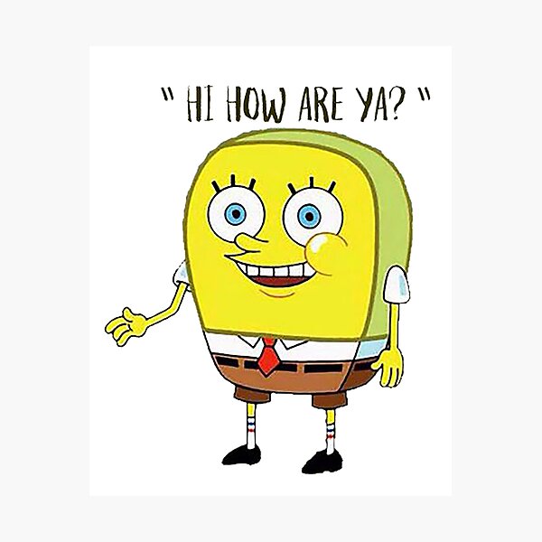 Normal Spongebob Photographic Prints | Redbubble
