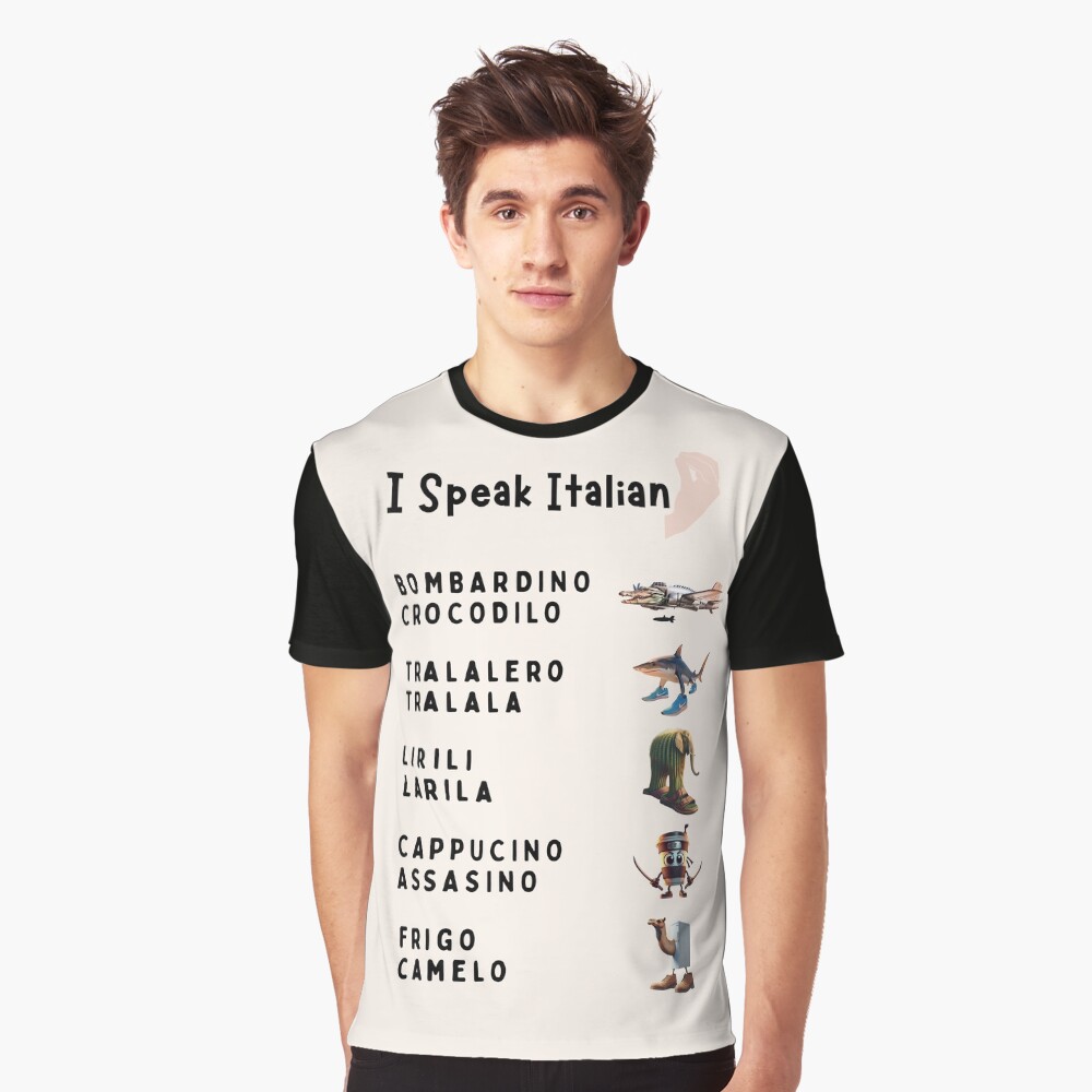 Pegatina for Sale con la obra «Hablo italiano, anomalía de la podredumbre cerebral.» de digilabs ...