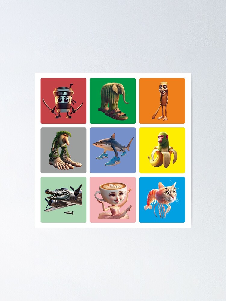 "italian brain rot anomaly" Poster for Sale by digilabs | Redbubble