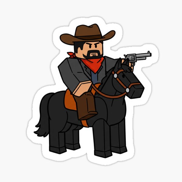 Pegatina con la obra «Outlaw Dead Rails» de BarbaAbordo | Redbubble