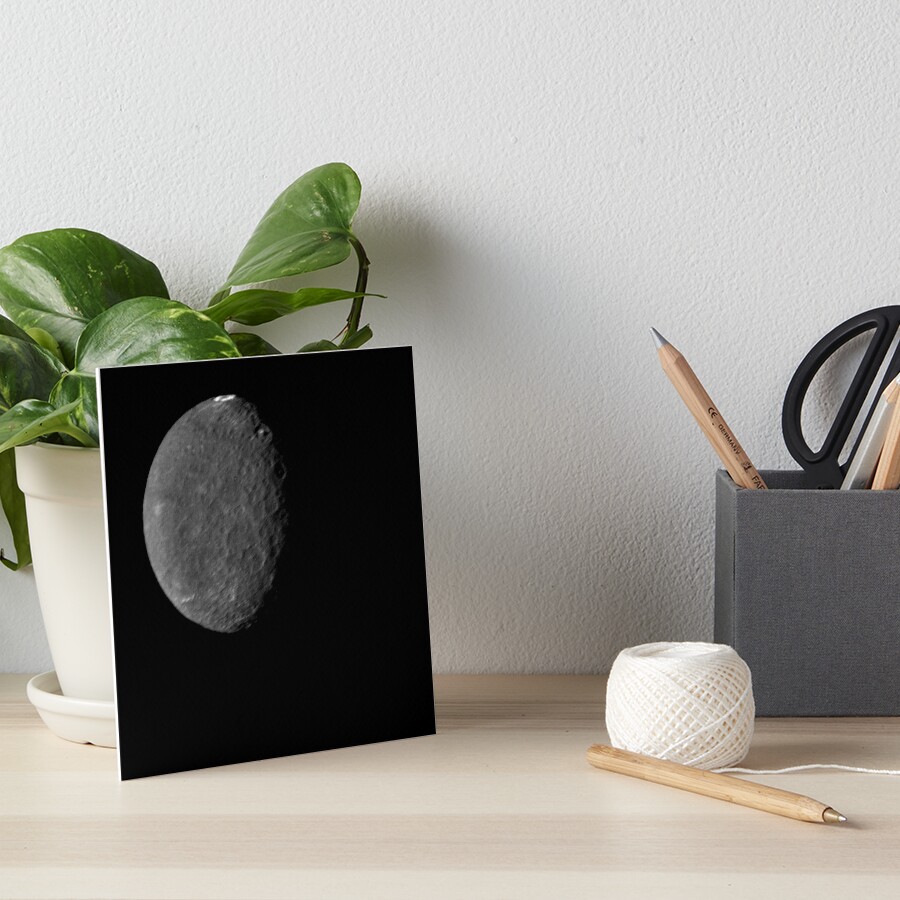 "Umbriel: The Dark Moon of Uranus - Voyager 2 Encounter" Sticker for ...