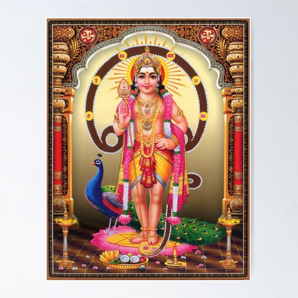 "Lord Murugan" Poster for Sale by Onodera | Redbubble