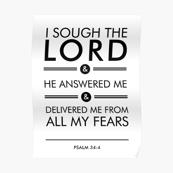 Psalm 34 4 Spiritual Wall Art Bible Verses Art Minimalist psalm-34-4-spiritual-wall-art-bible-verses-art-minimalist