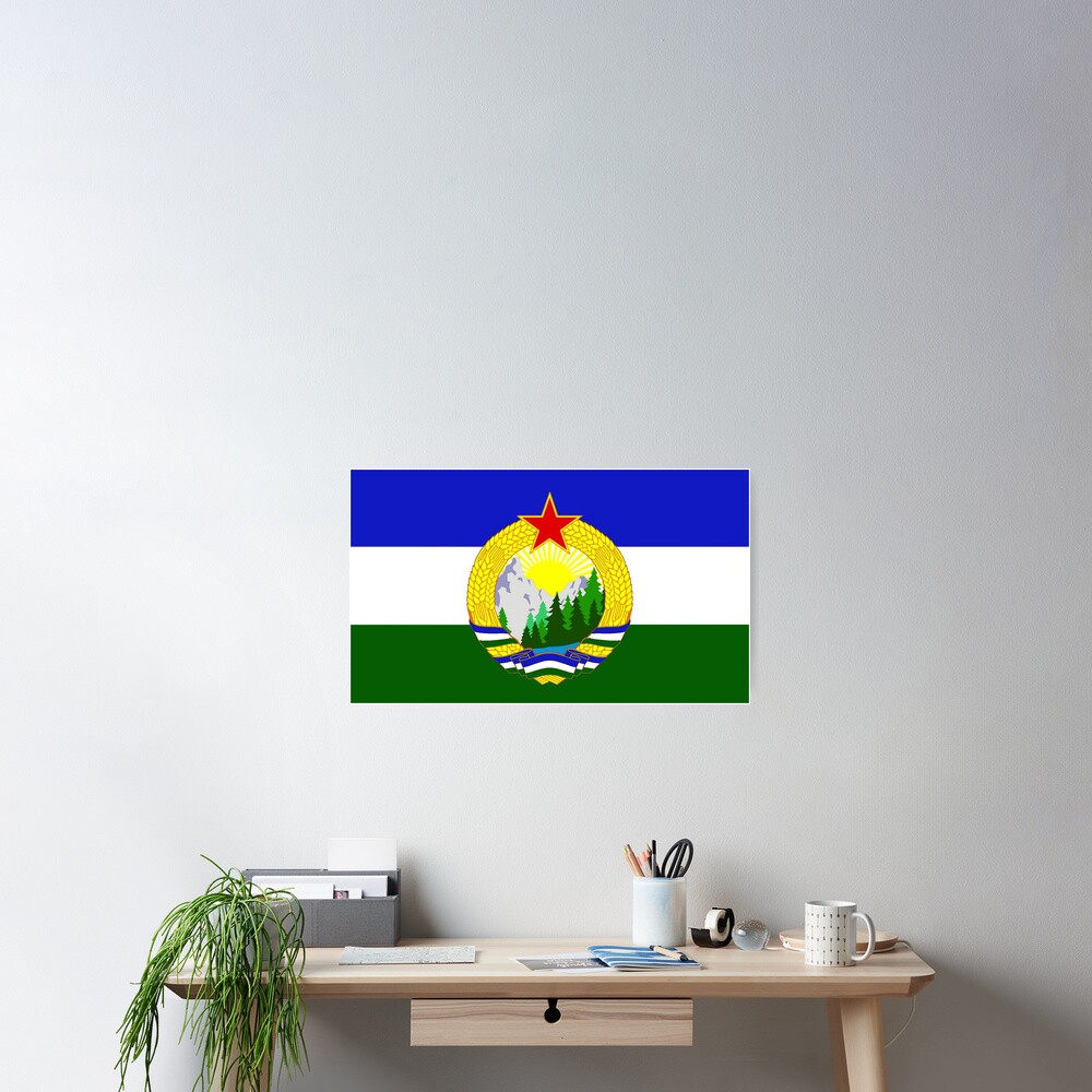 "Flag of Socialist Cascadia" Poster for Sale by Martstore | Redbubble