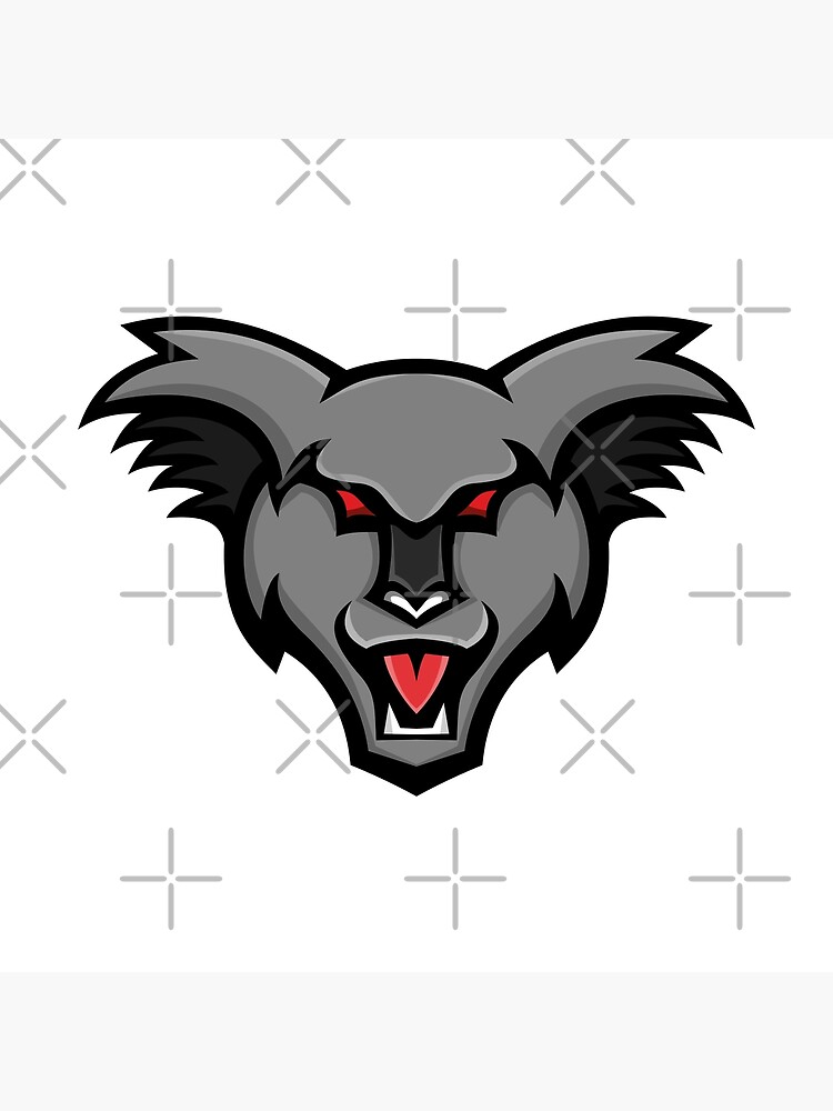 "Angry Koala Head Mascot" Poster by patrimonio | Redbubble