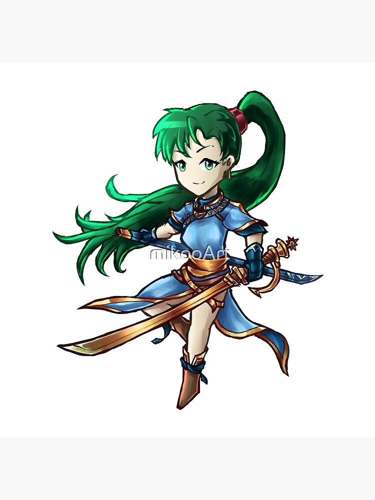 "Fire Emblem - Lyn (Chibi)" Art Print by mikooArt | Redbubble