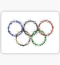 Olympic Rings Stickers | Redbubble