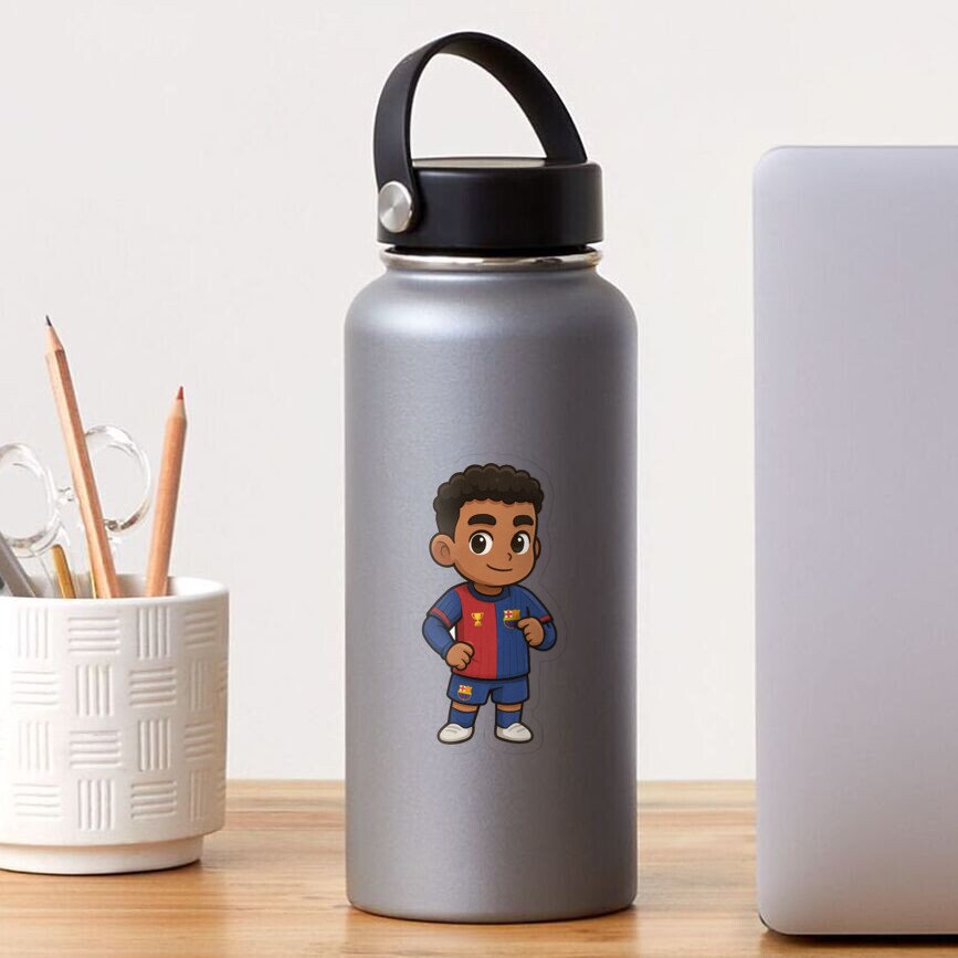 "LAMINE YAMAL VISCA BARÇA | CHIBI STICKER" Sticker for Sale by ...