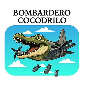 "Crocodile Bomber" Sticker by Polaris2003 | Redbubble