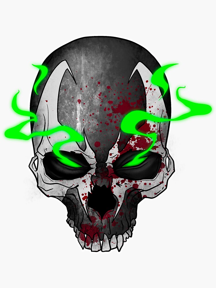 "SKULL SPAWN COMIC" Sticker for Sale by SkullShamans | Redbubble