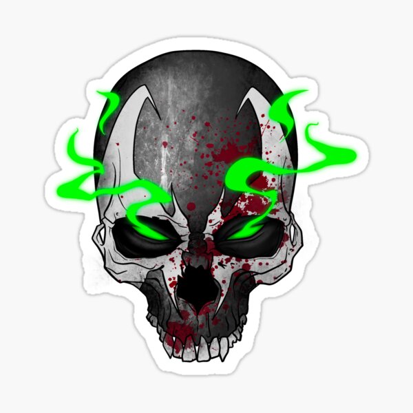 "SKULL SPAWN COMIC" Sticker for Sale by SkullShamans | Redbubble