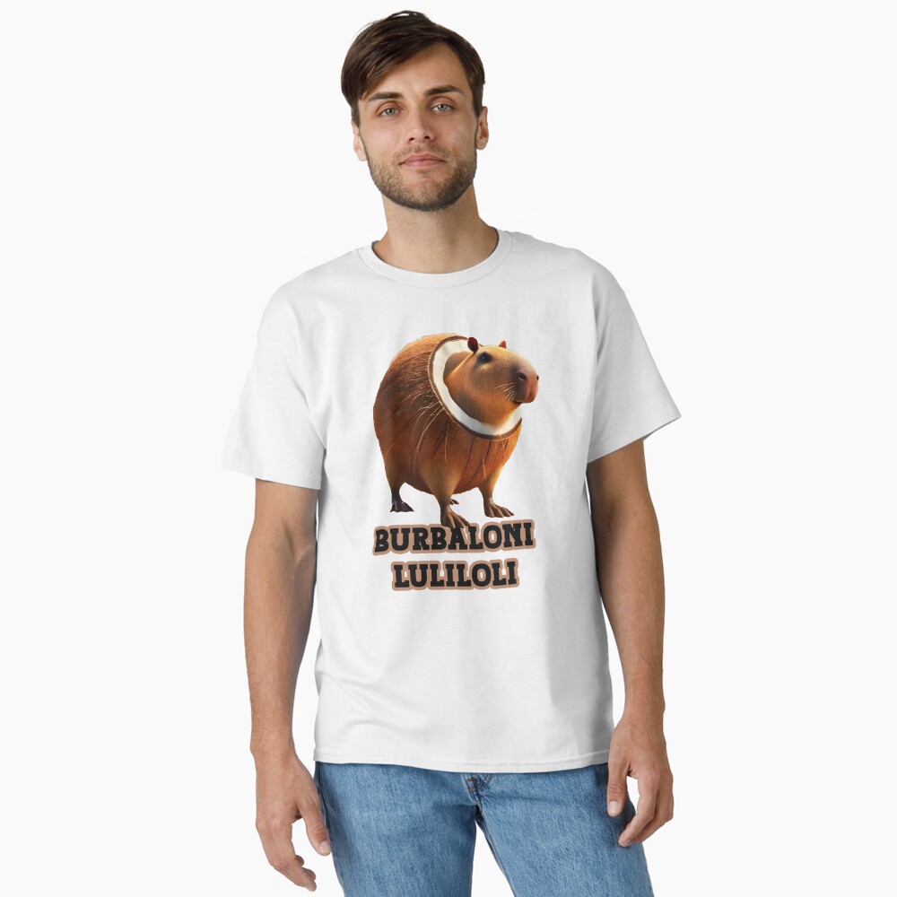 "Burbaloni Luliloli with name text Capibarello Cocossini Brainrot Meme ...