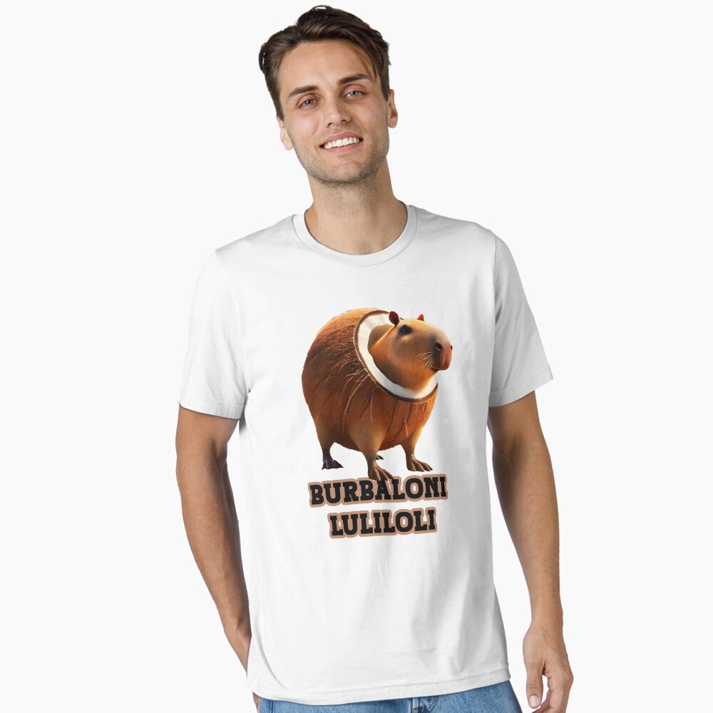 "Burbaloni Luliloli with name text Capibarello Cocossini Brainrot Meme ...