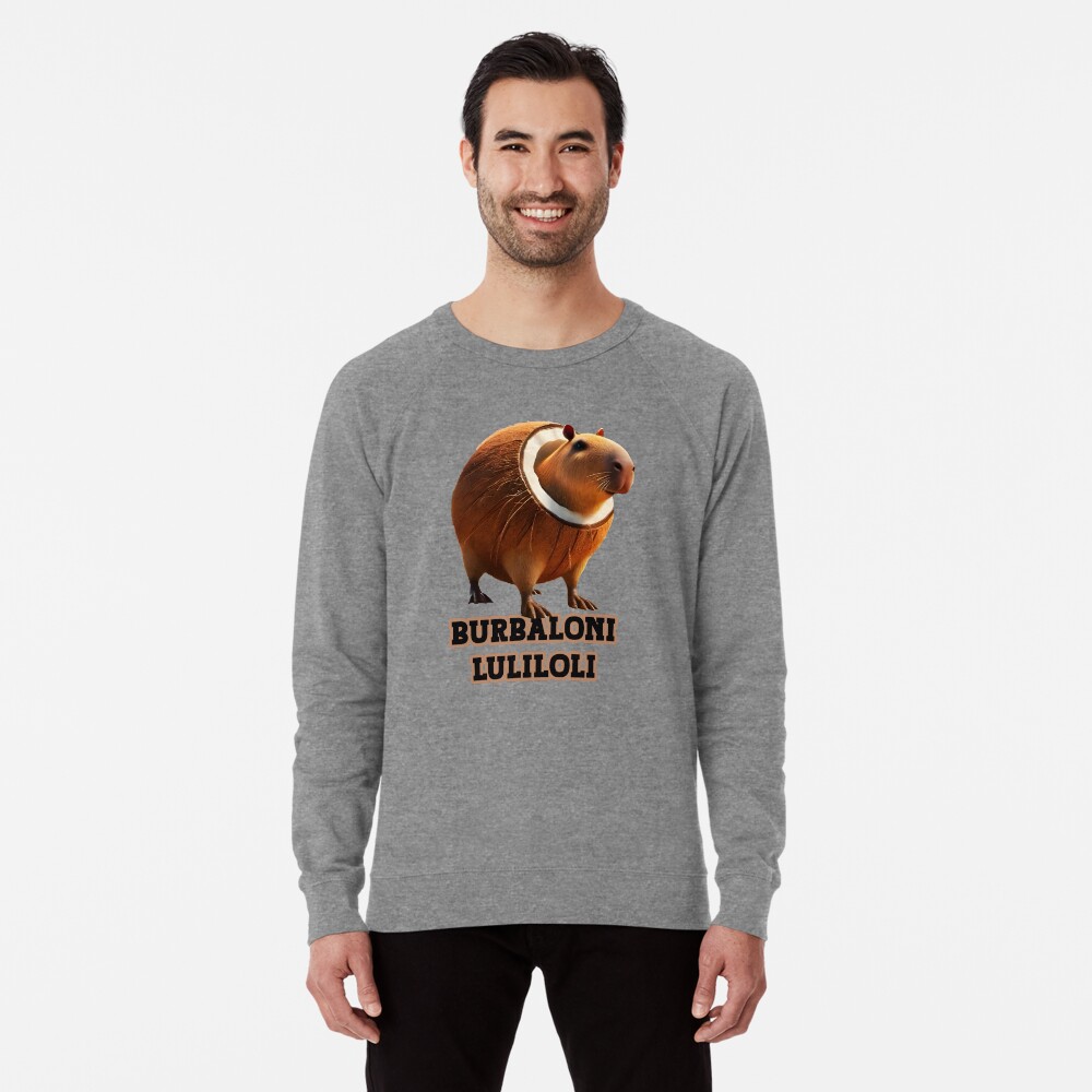 "Burbaloni Luliloli with name text Capibarello Cocossini Brainrot Meme ...