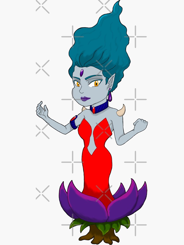 "Chibi Queen Beryl" Sticker for Sale by krissiegault | Redbubble