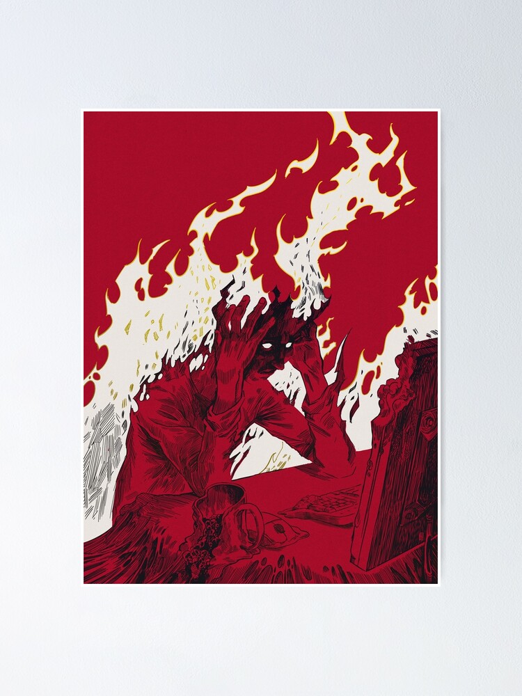"Burnout" Poster by JVlemag | Redbubble