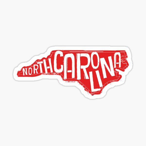 "North Carolina State" Sticker for Sale by sydchance | Redbubble