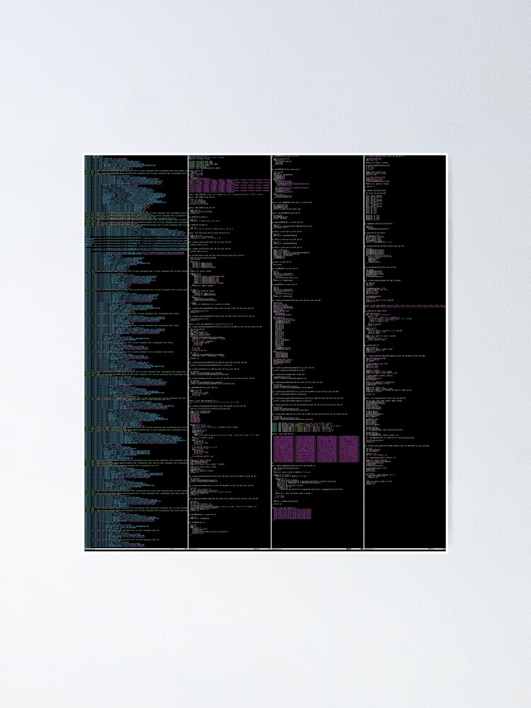 "TweetNaCl" Poster by sswam | Redbubble