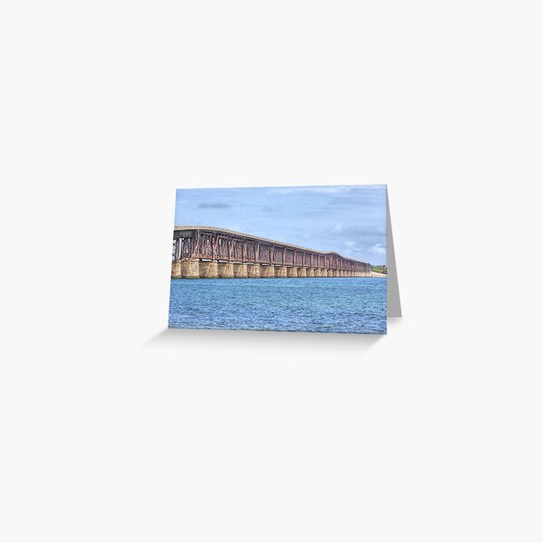 "The Camelback Bridge in the Florida Keys" Greeting Card for Sale by ...