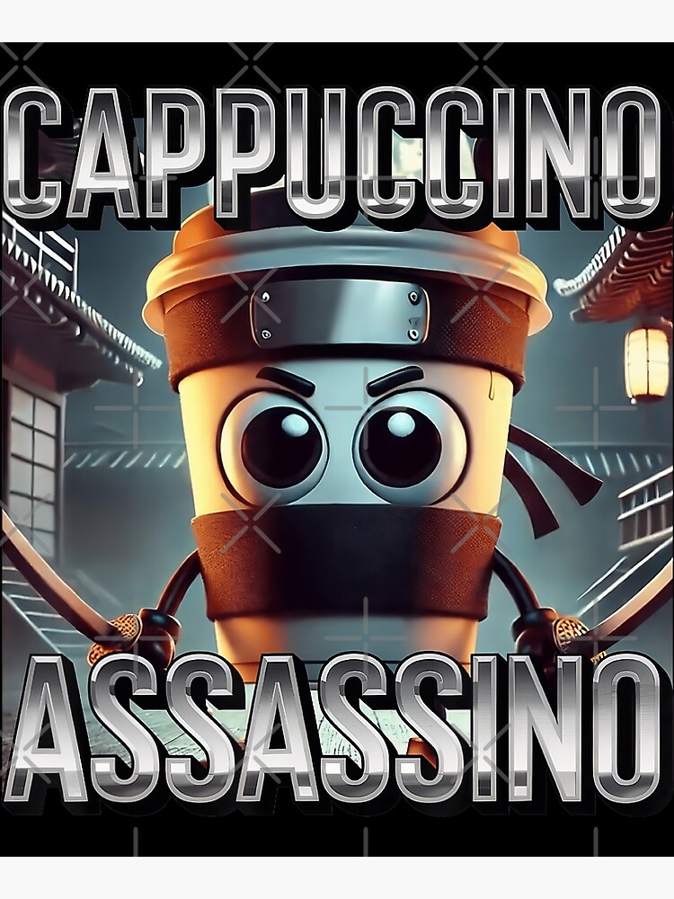 "Coffee Lovers Italian Brainrot Meme" Poster for Sale by Glaze-Sky ...