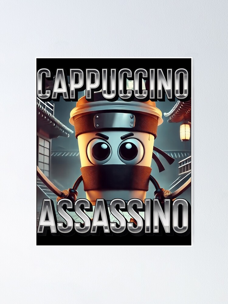 "Coffee Lovers Italian Brainrot Meme" Poster for Sale by Glaze-Sky ...