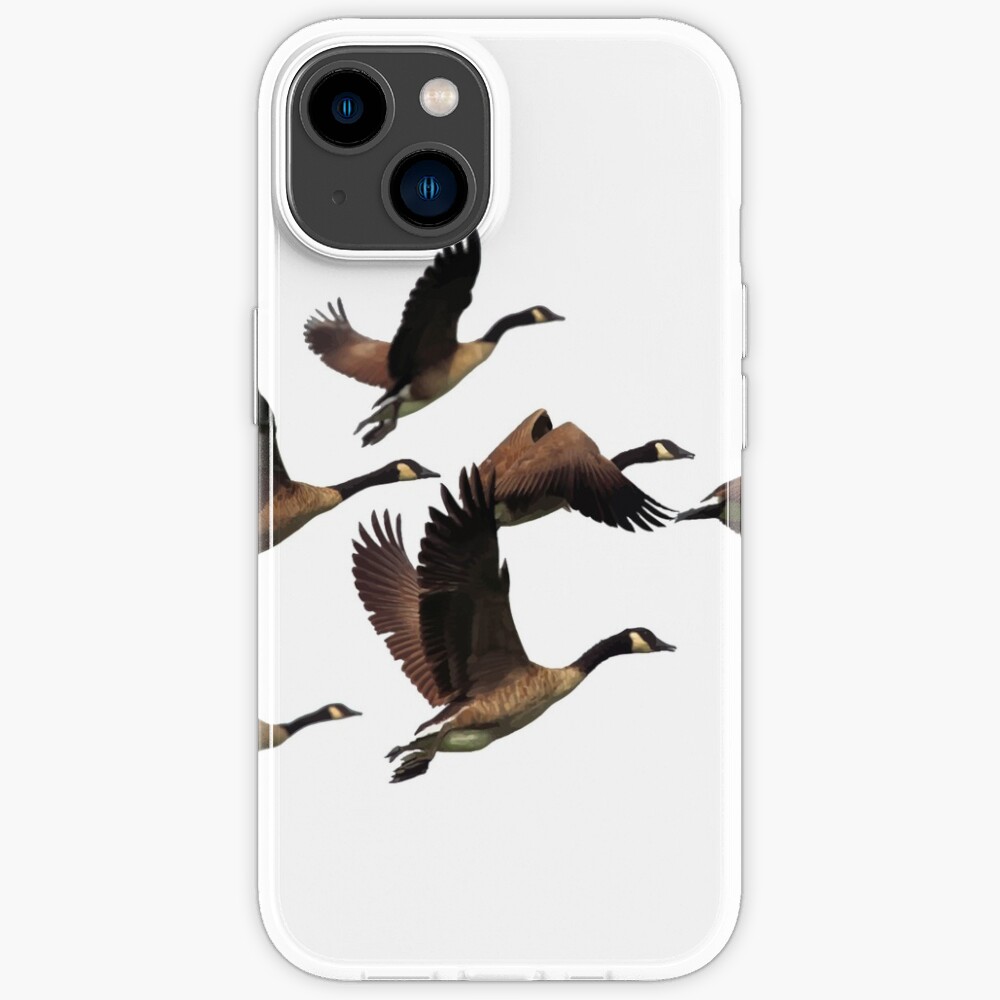 "Flying Canadian Geese" iPhone Case for Sale by obviouslogic | Redbubble