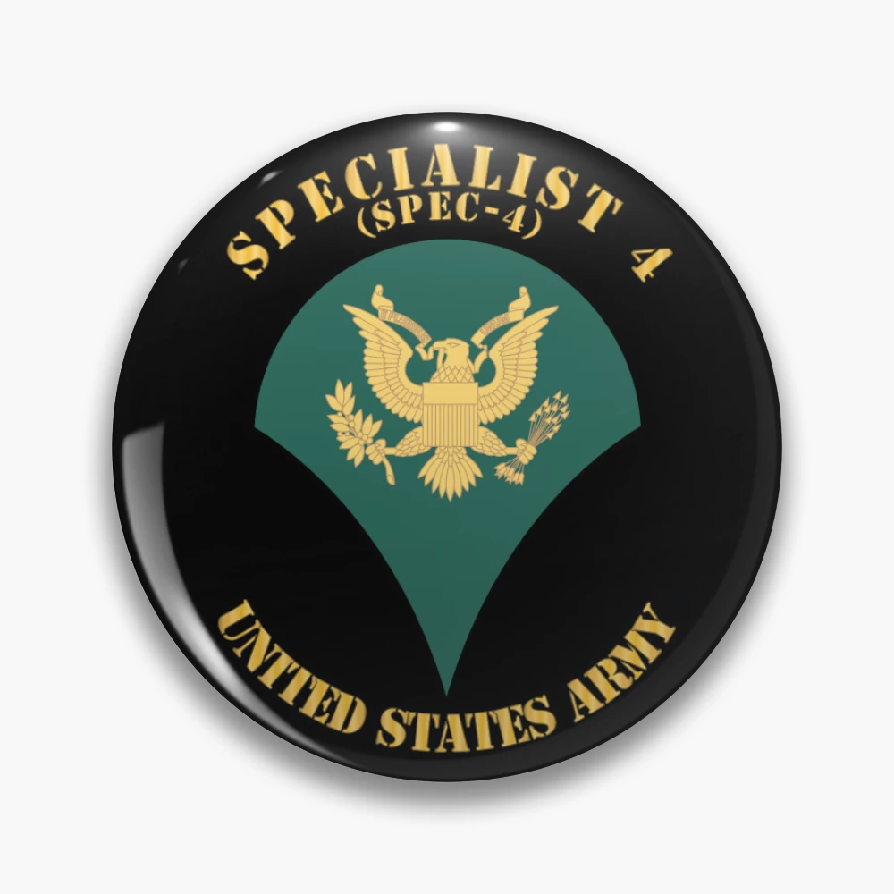 Army E4 Specialist Coin For Sale Army Enlisted Ranks - Specialist "E4 ...