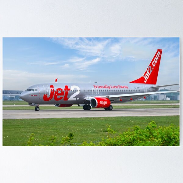 "Jet2 Boeing 737 G-JZHP MAN to MAH" Poster for Sale by Start-Aviation ...