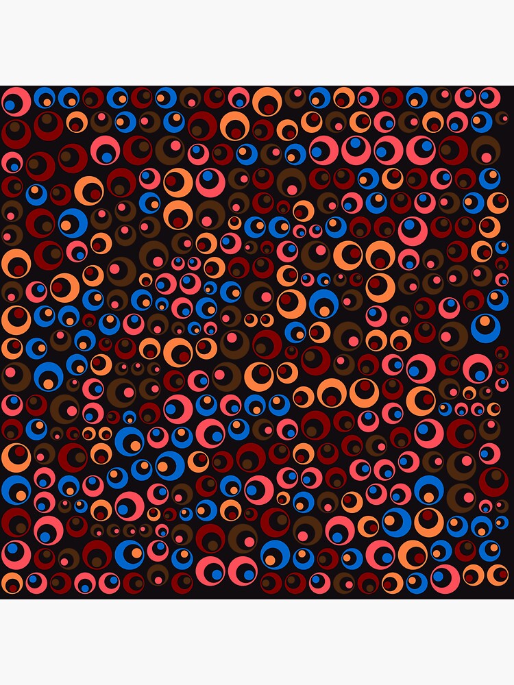 "Circles" Sticker for Sale by valezar | Redbubble